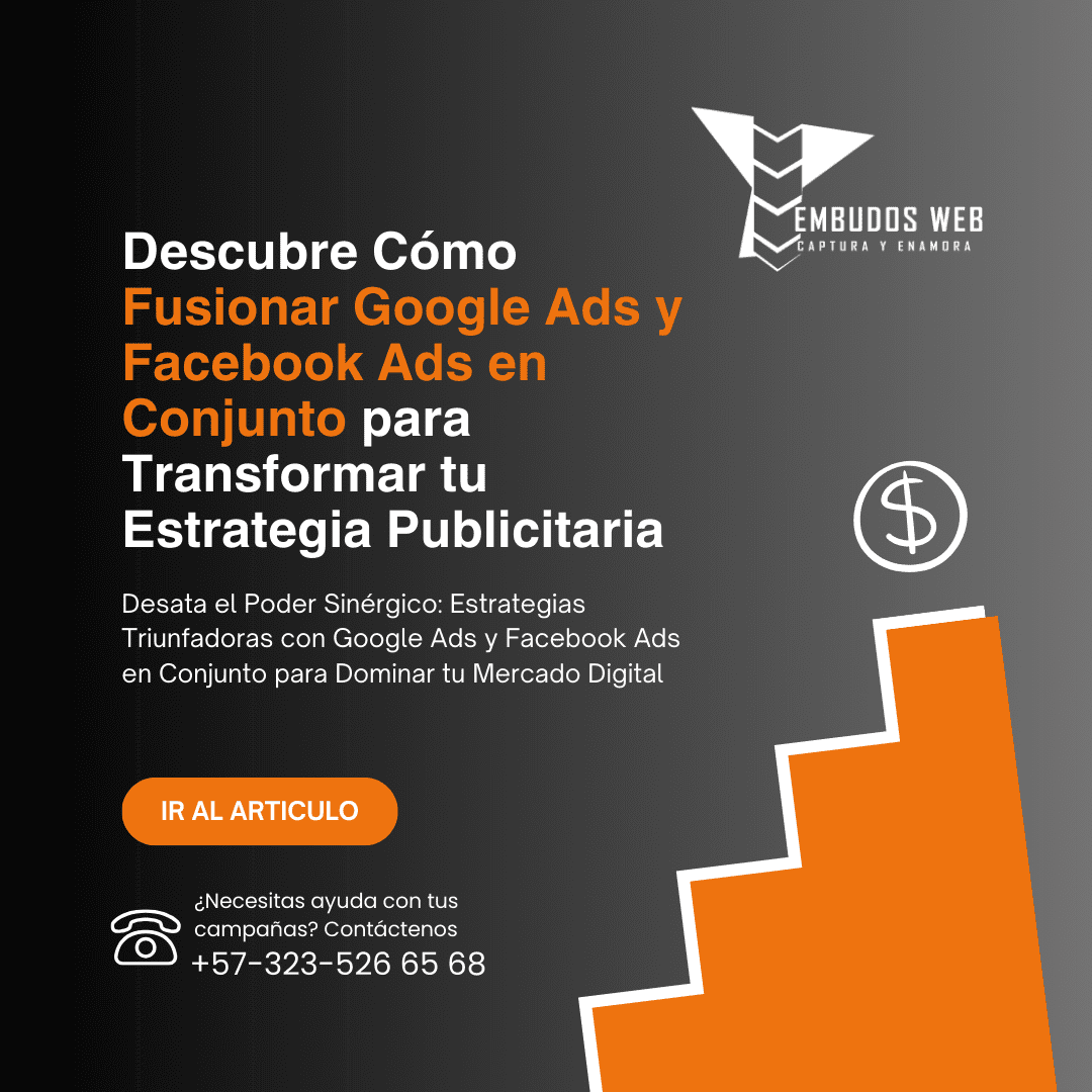 Descubre Cómo Fusionar Google Ads y Facebook Ads en Conjunto